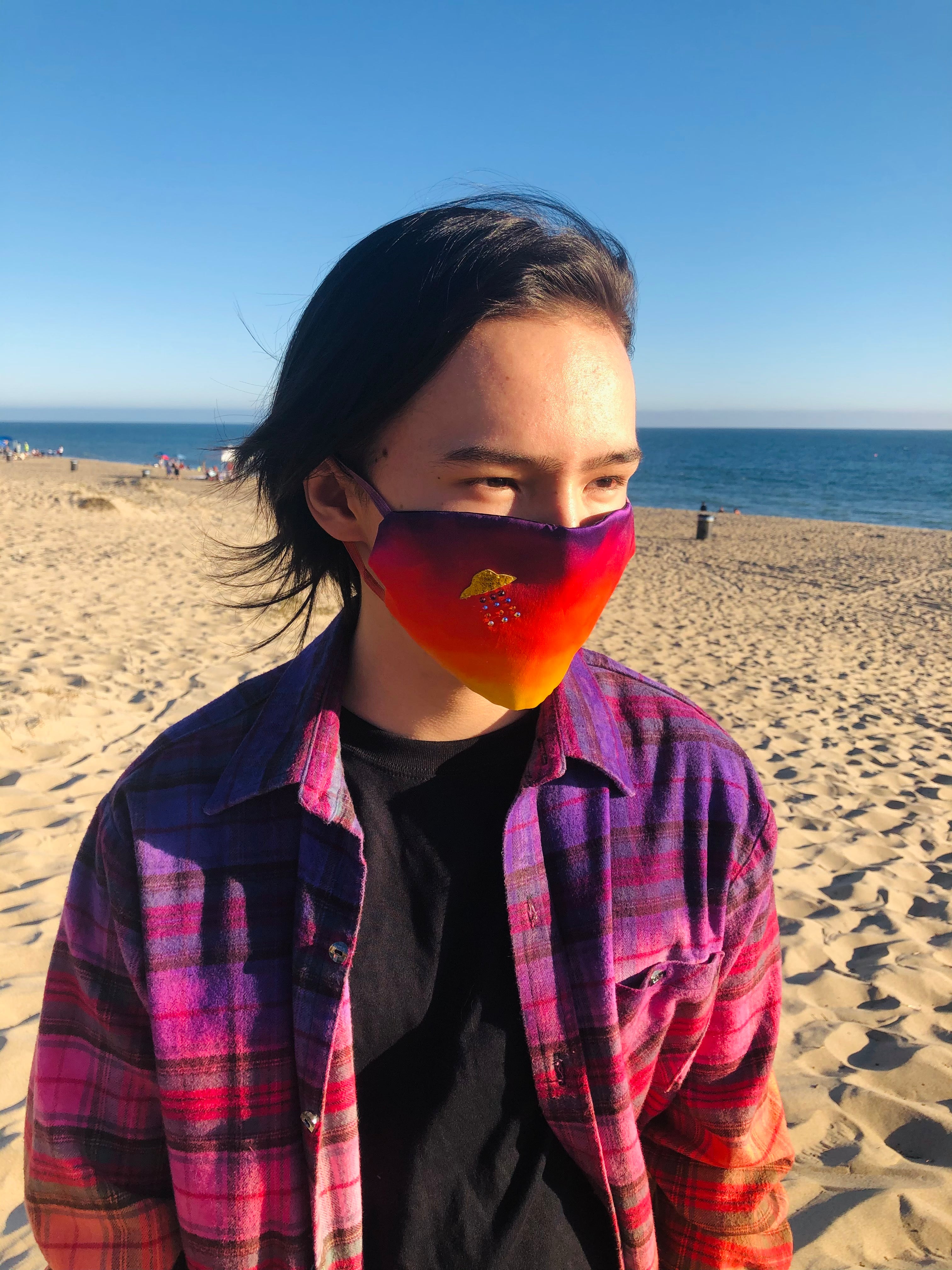 Sunset Silk Face Mask – SHEN