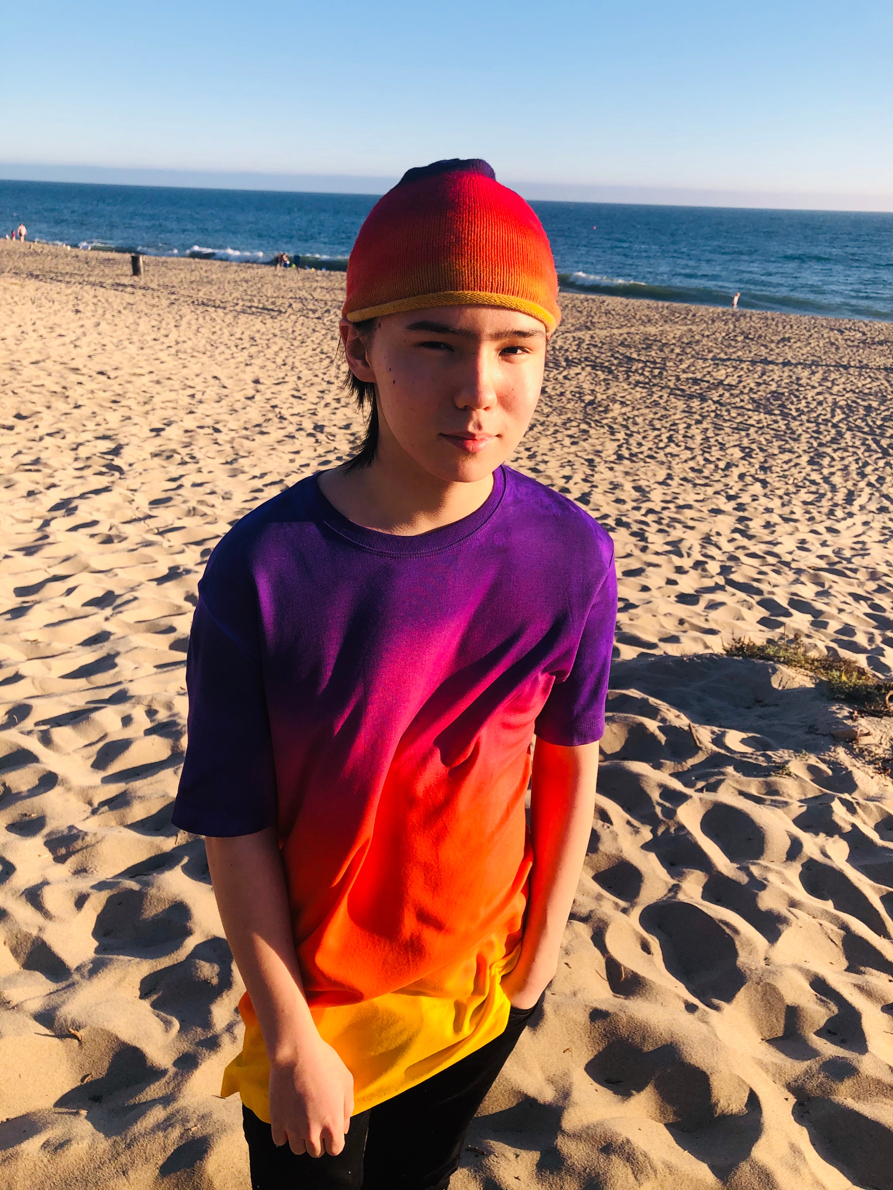 Sunset Cashmere Beanie – SHEN